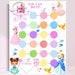 Girls Princess Reward Chart Potty Training Chart Chore Chart Girls ...