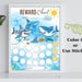 Printable Shark Reward Chart - Ocean Reward Chart - Under the Sea ...