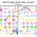 Girls Princess Reward Chart Unicorn Reward Chart Potty Training Chore ...
