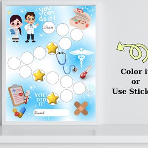Doctor Reward Chart for Kids – Printable Habit Tracker – Future Doctor ...