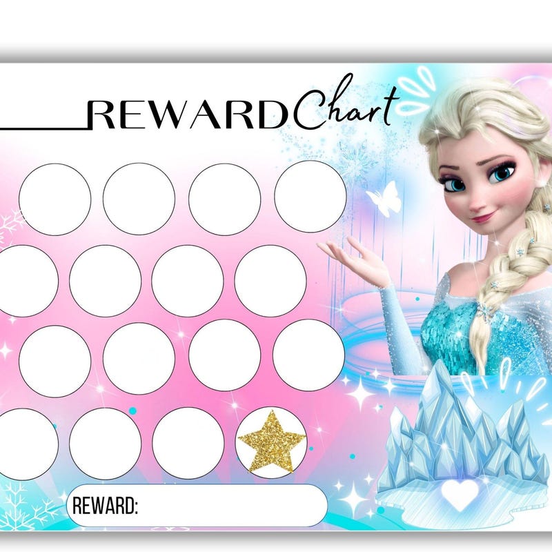 Frozen Chore Chart - Etsy