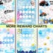 Printable Reading Reward Chart for Kids – 30-day Book Tracker - Sticker ...
