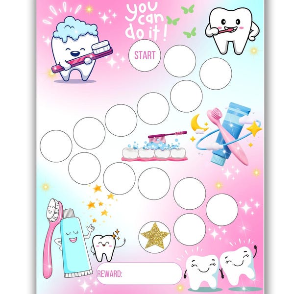 Printable Cat Reward Chart Kids Reward Chart Behavior Chart Potty ...