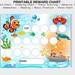 Ocean Reward Chart - Fish Reward Chart - Under the Sea Behavior Chart ...