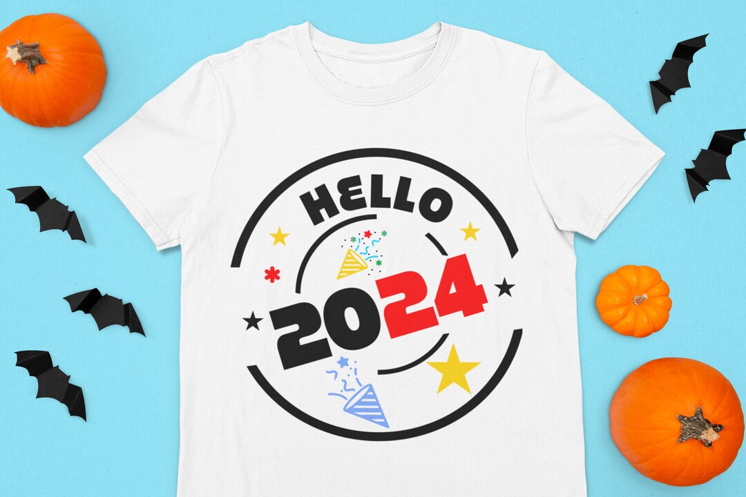 Hello 2024 SVG 2024 New Year Shirt PNG 2024 New Year - Etsy Australia