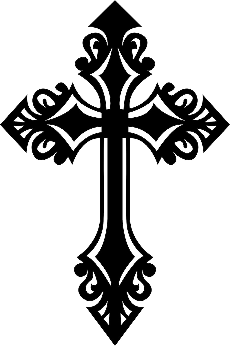 Crosses Svg File Cross Svg File Cross Clipart Halloween - Etsy