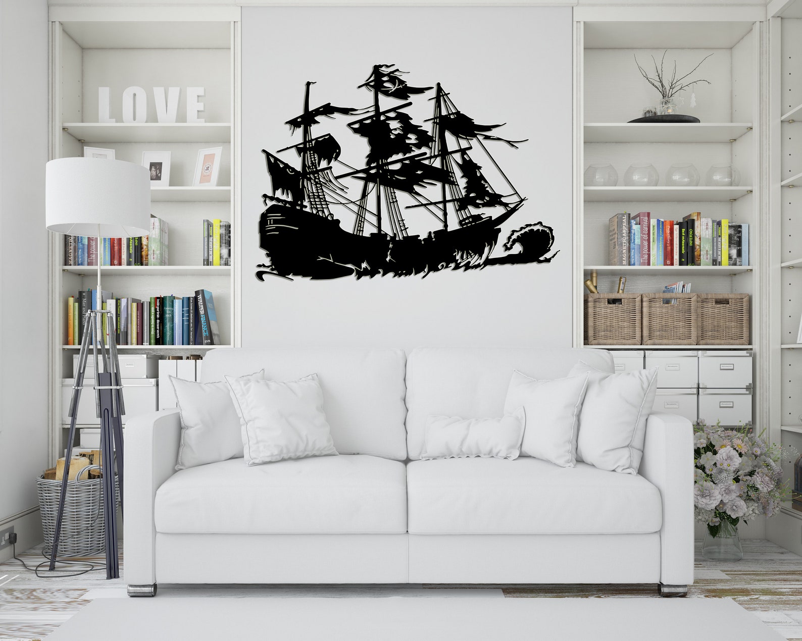 Pirate Ship Svg, Ship Svg, Black Ship Svg, Pirate Svg, Pirate Ship Clipart, Pirate Ship Cricut ...