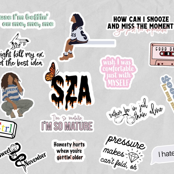 Sza Sticker - Etsy