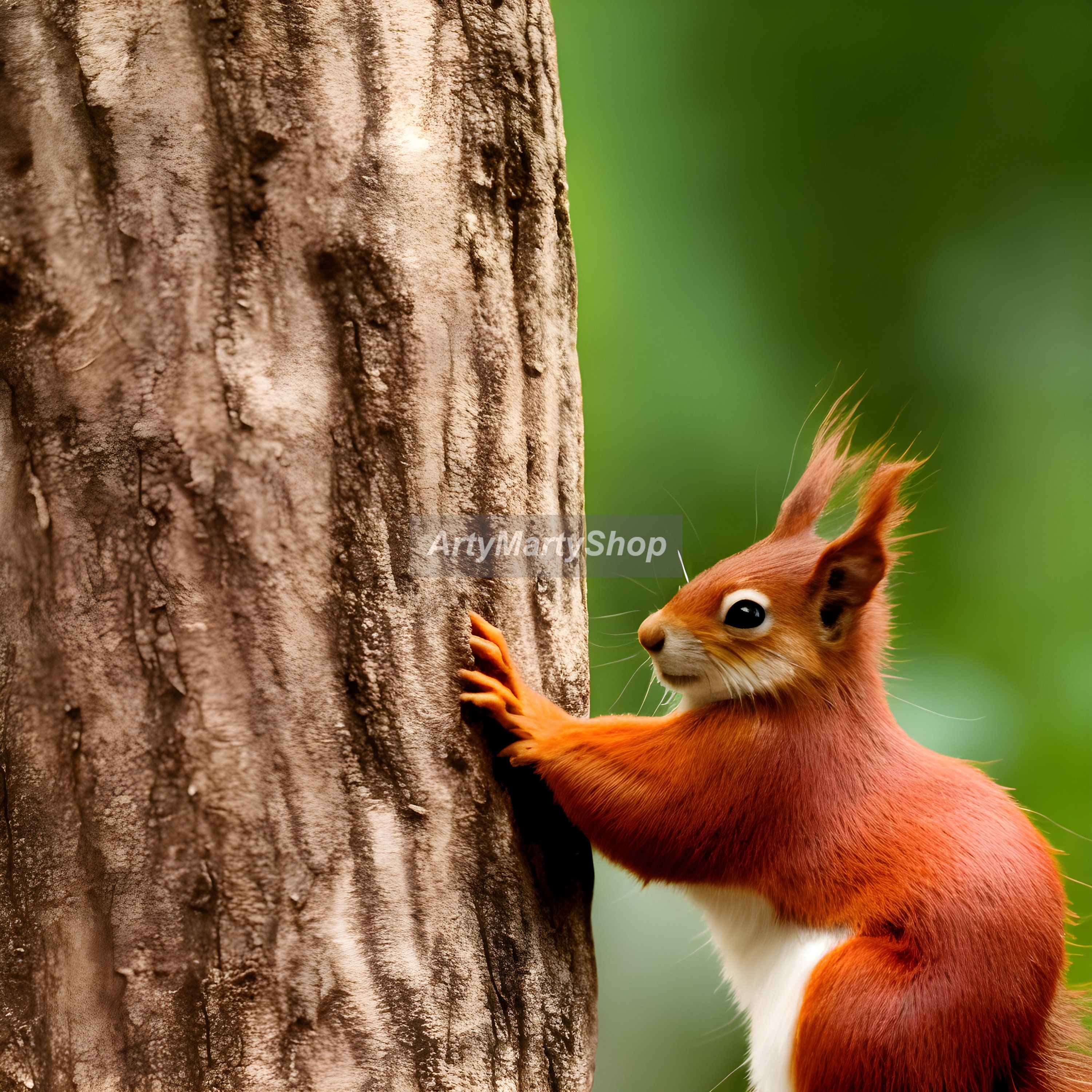 Red Squirrel Vector SVG - Etsy
