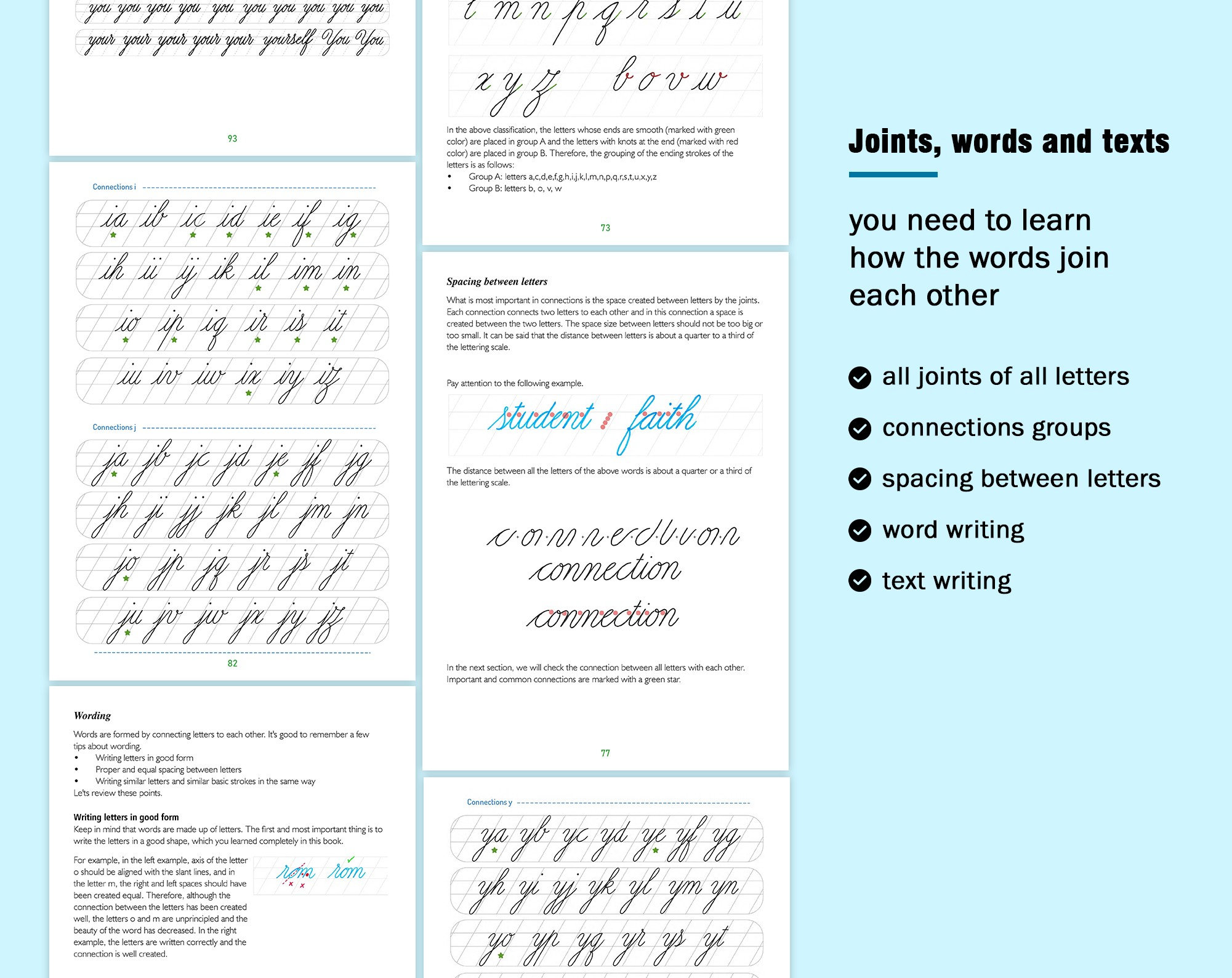 CURSIVE HANDWRITING TUTORIAL - Etsy