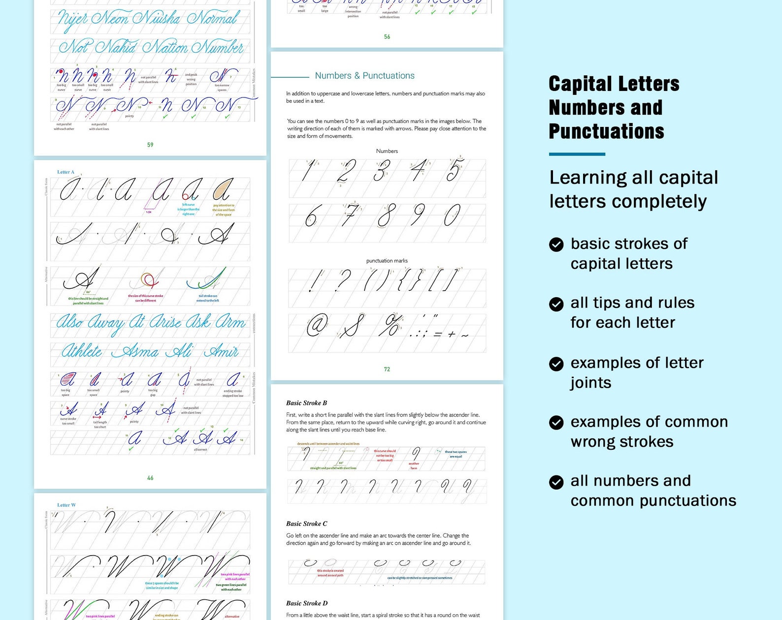 CURSIVE HANDWRITING TUTORIAL - Etsy
