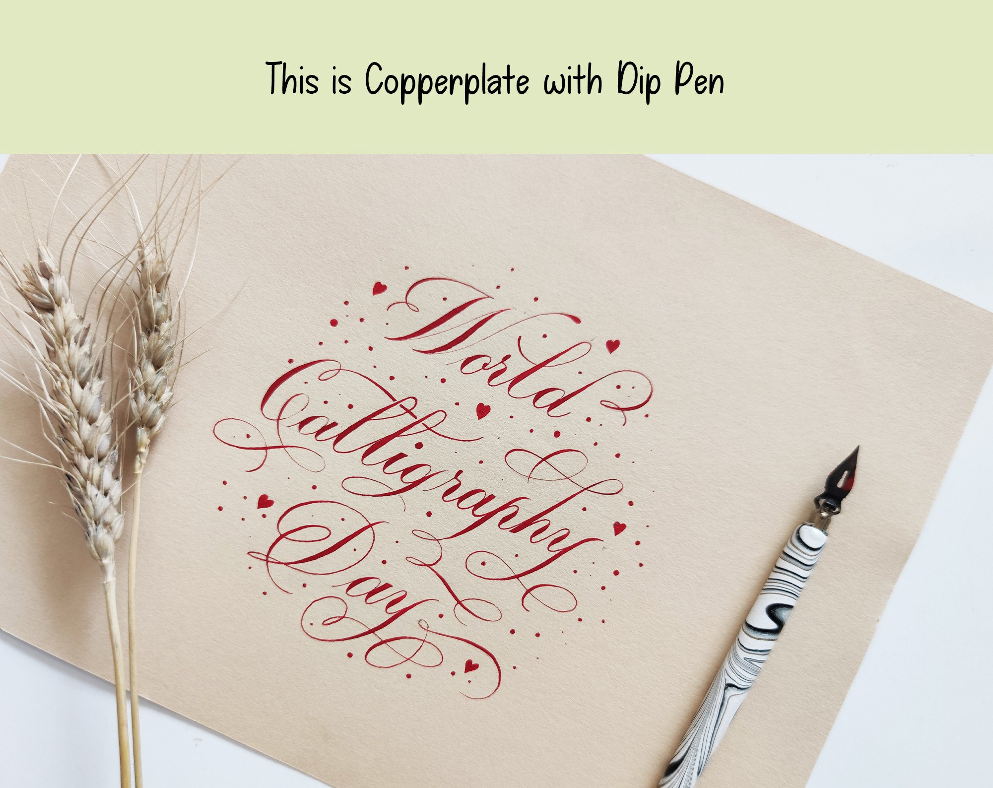 Copperplate Worksheets With Dip Pen - Etsy