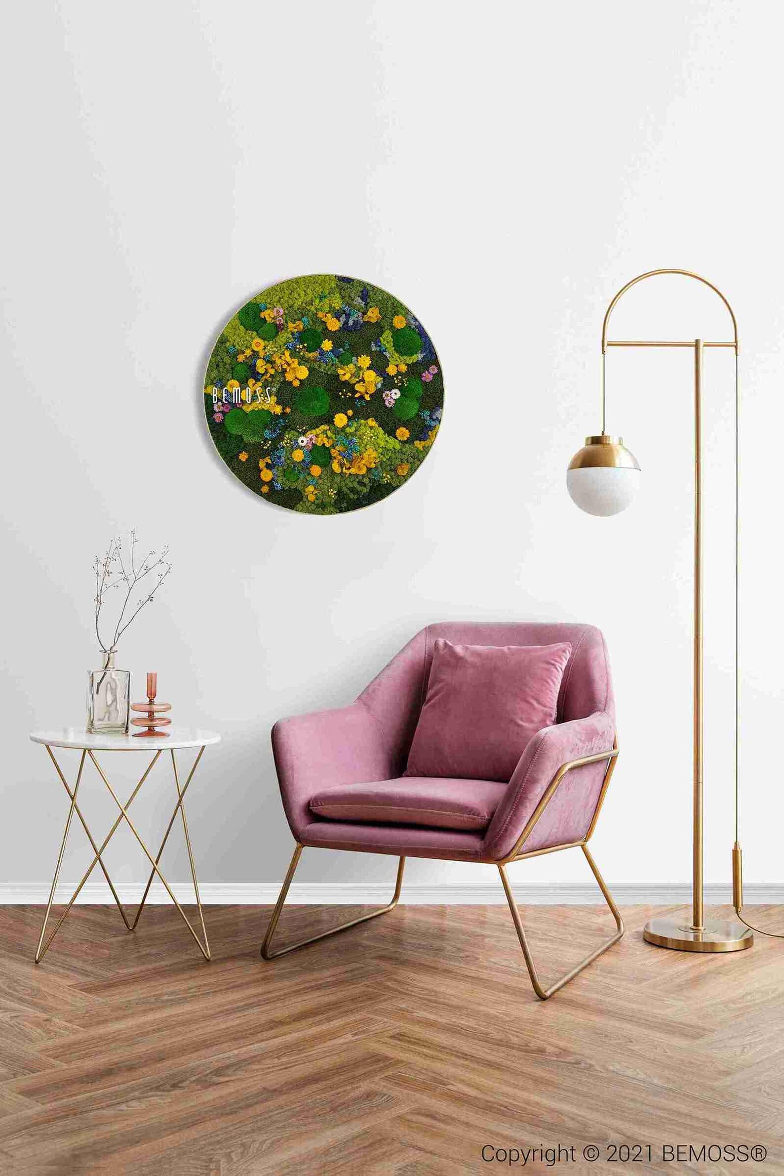 Moss Art - BEMOSS® Circle - ORTHO Torres - Etsy