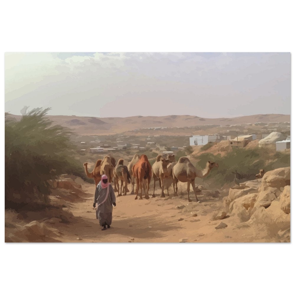 Somali Nomad Wall Art Somali Poster East African Home Decor - Etsy