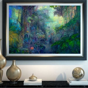 Amazon Rainforest Brazil Art Print Amazon Rainforest Wall - Etsy