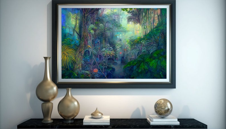 Amazon Rainforest Brazil Art Print Amazon Rainforest Wall - Etsy