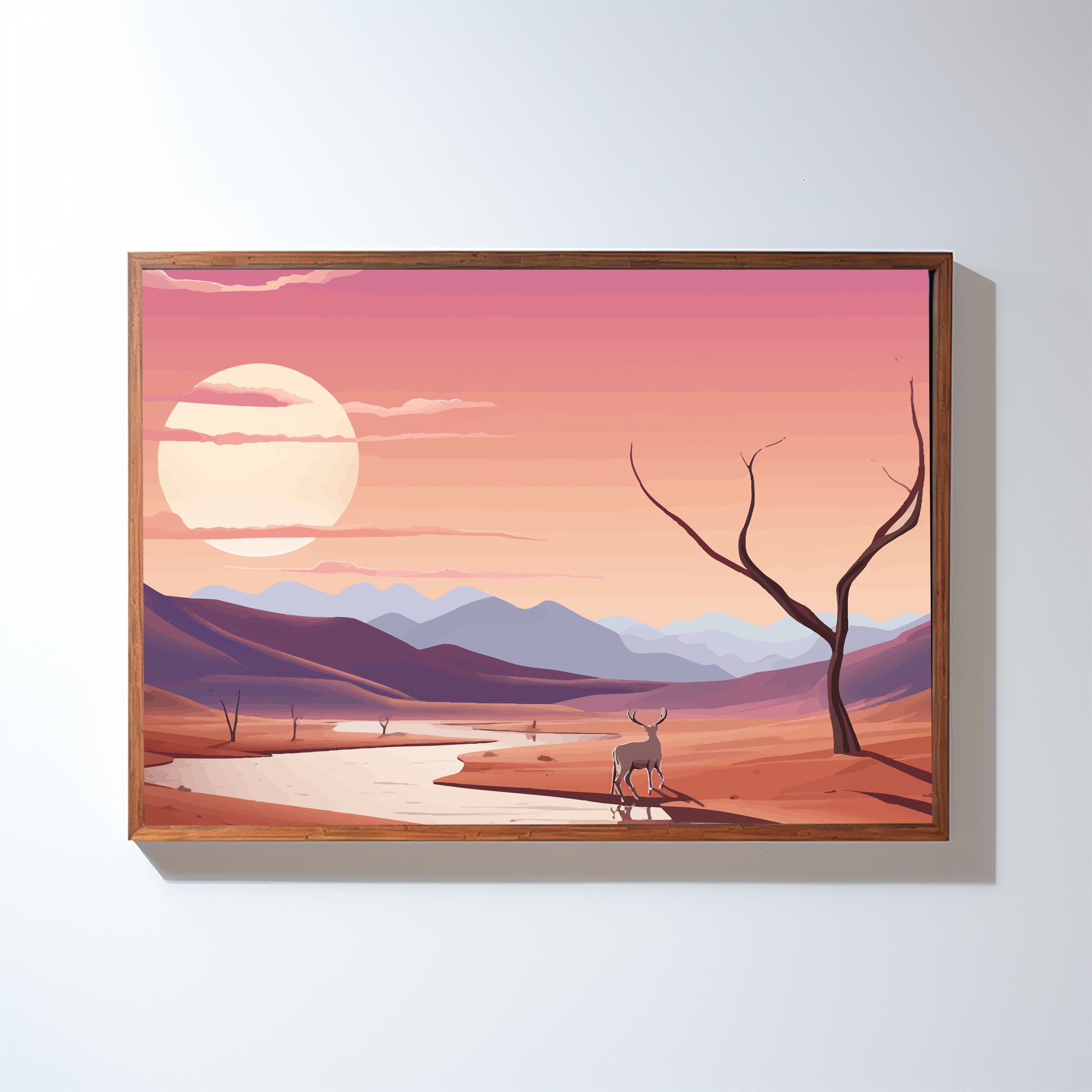 Namibia Print, Namibian Dunes Poster, Sossusvlei Desert Africa Wall Art ...