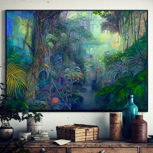Amazon Rainforest Brazil Art Print Amazon Rainforest Wall - Etsy