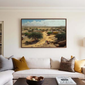 Somaliland, Rural Somaliland, Travel Print, Somali Poster, Home Decor ...