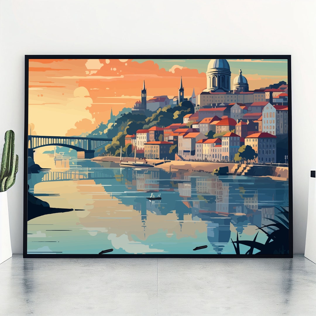 Porto Travel Wall Art, Portugal Painting Gifts, Portugal Home Decor ...