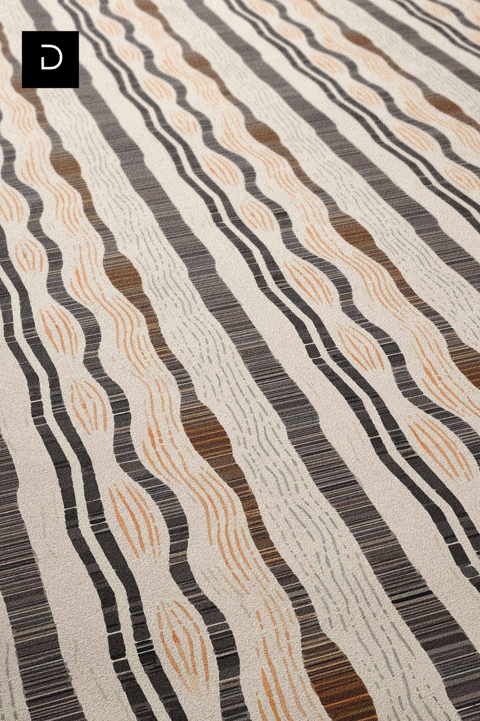 Neutral Black and White Geometric Wallpaper – Modern Minimalist Wall ...