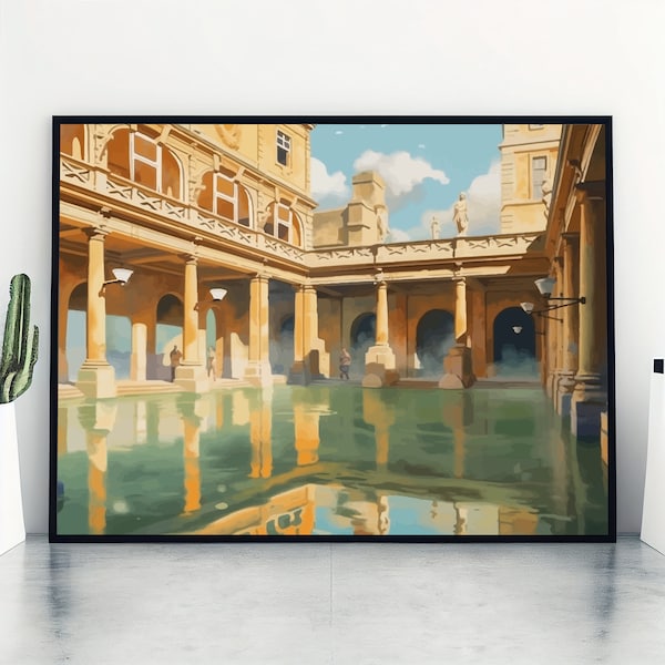 Roman Bath Wall Art - Etsy