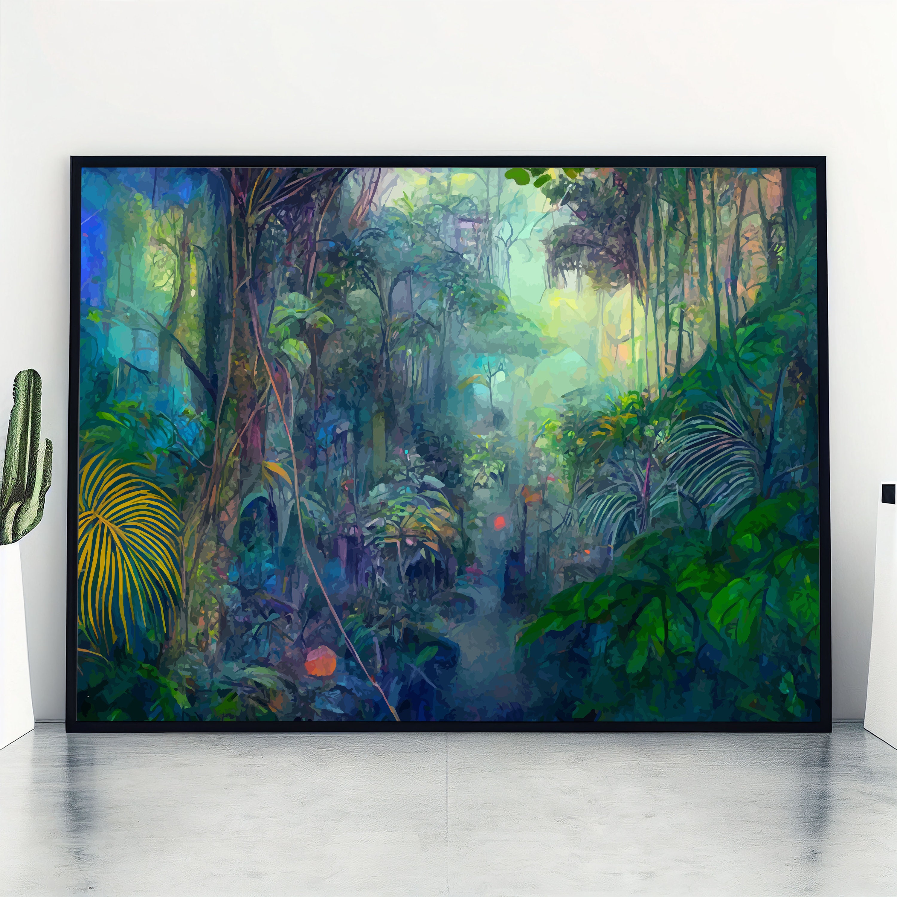 Amazon Rainforest Brazil Art Print Amazon Rainforest Wall - Etsy