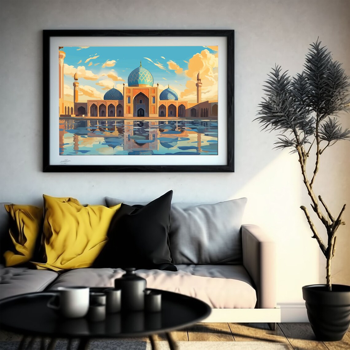 Isfahan Iran Travel Print Wall Art Isfahan Iran Posters Iran Wall Art ...