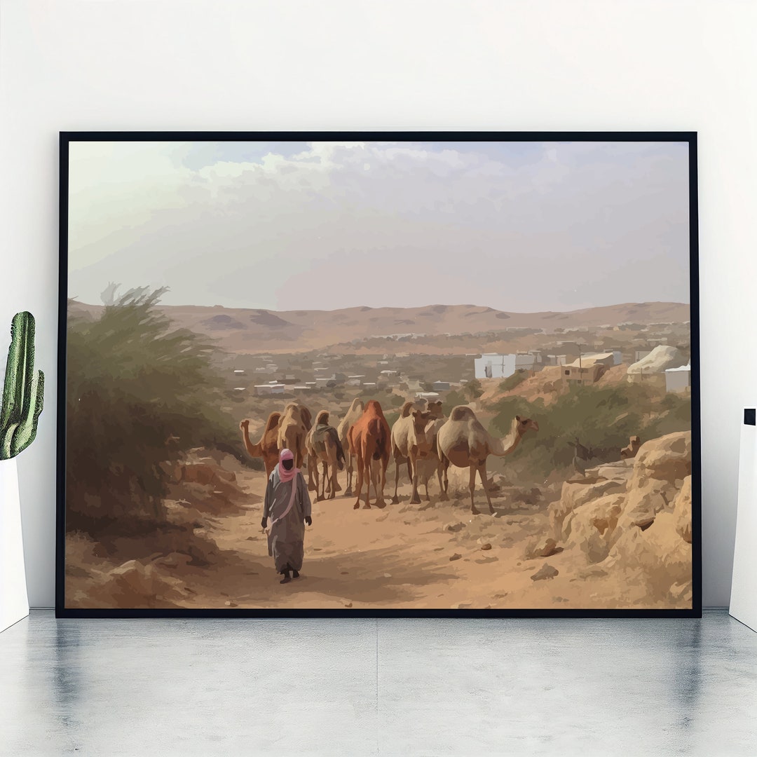 Somali Nomad Wall Art Somali Poster East African Home Decor - Etsy
