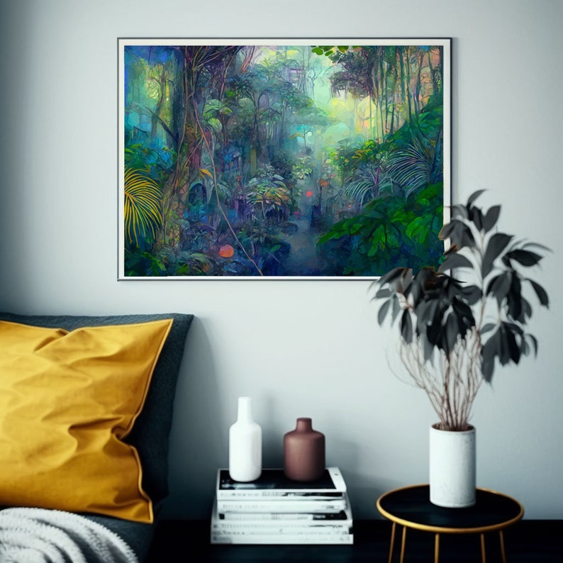 Amazon Rainforest Brazil Art Print Amazon Rainforest Wall - Etsy
