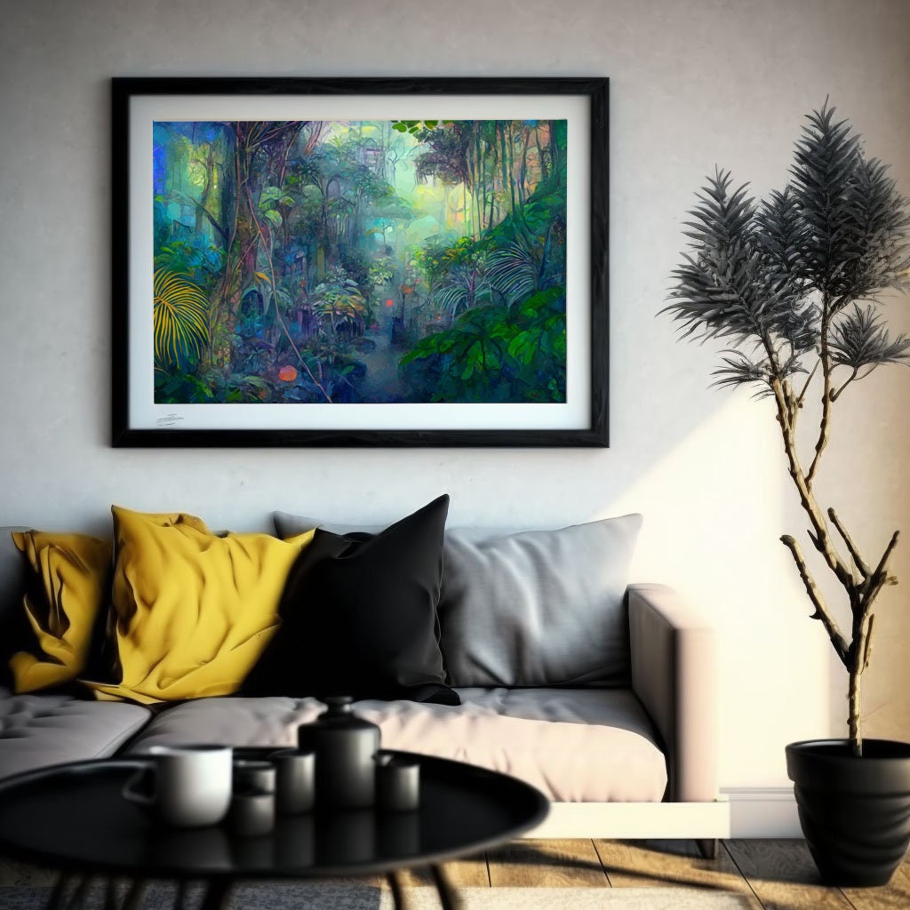 Amazon Rainforest Brazil Art Print Amazon Rainforest Wall - Etsy