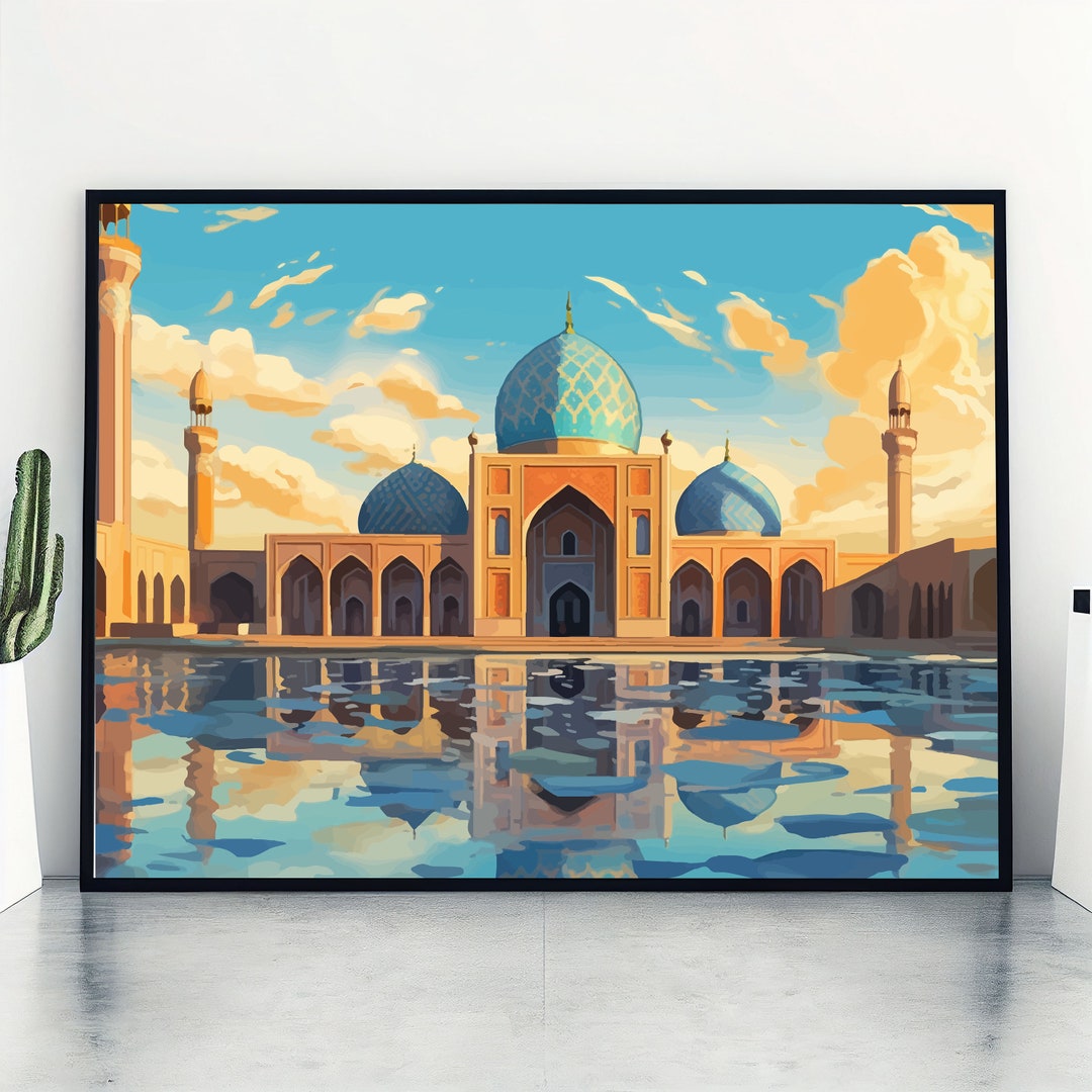 Isfahan Iran Travel Print Wall Art Isfahan Iran Posters Iran Wall Art ...