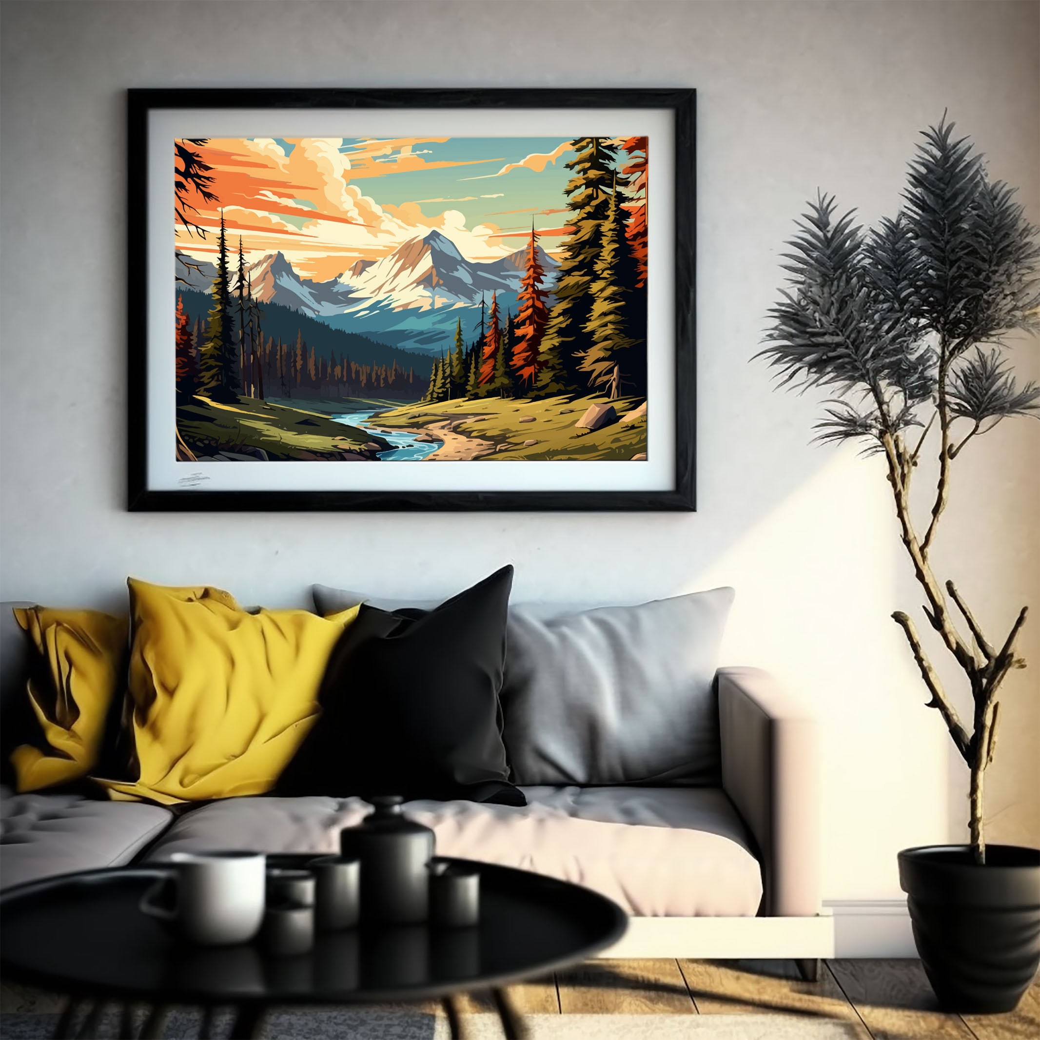Rocky Mountain National Park Travel Print Wall Art Rocky Mountain Wall ...