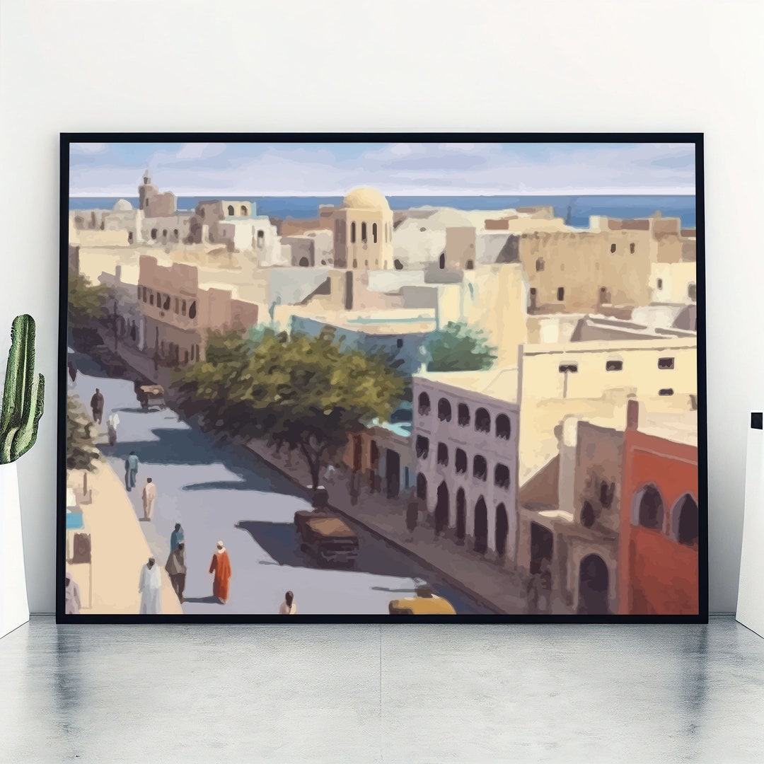 Somali Art, Somalia Travel Print, Mogadishu Wall Art, Somalia Poster ...