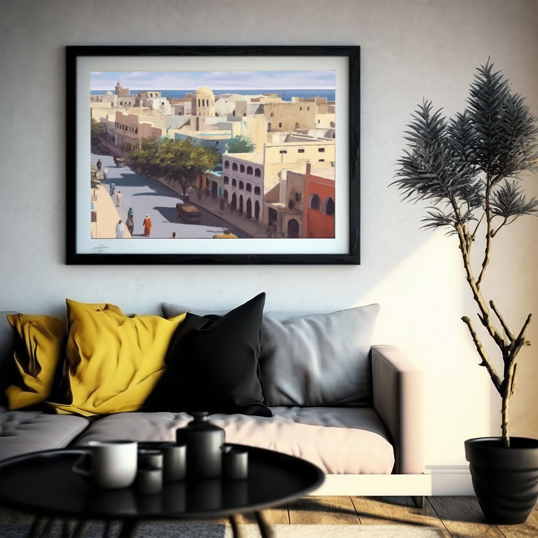 Somali Art, Somalia Travel Print, Mogadishu Wall Art, Somalia Poster ...