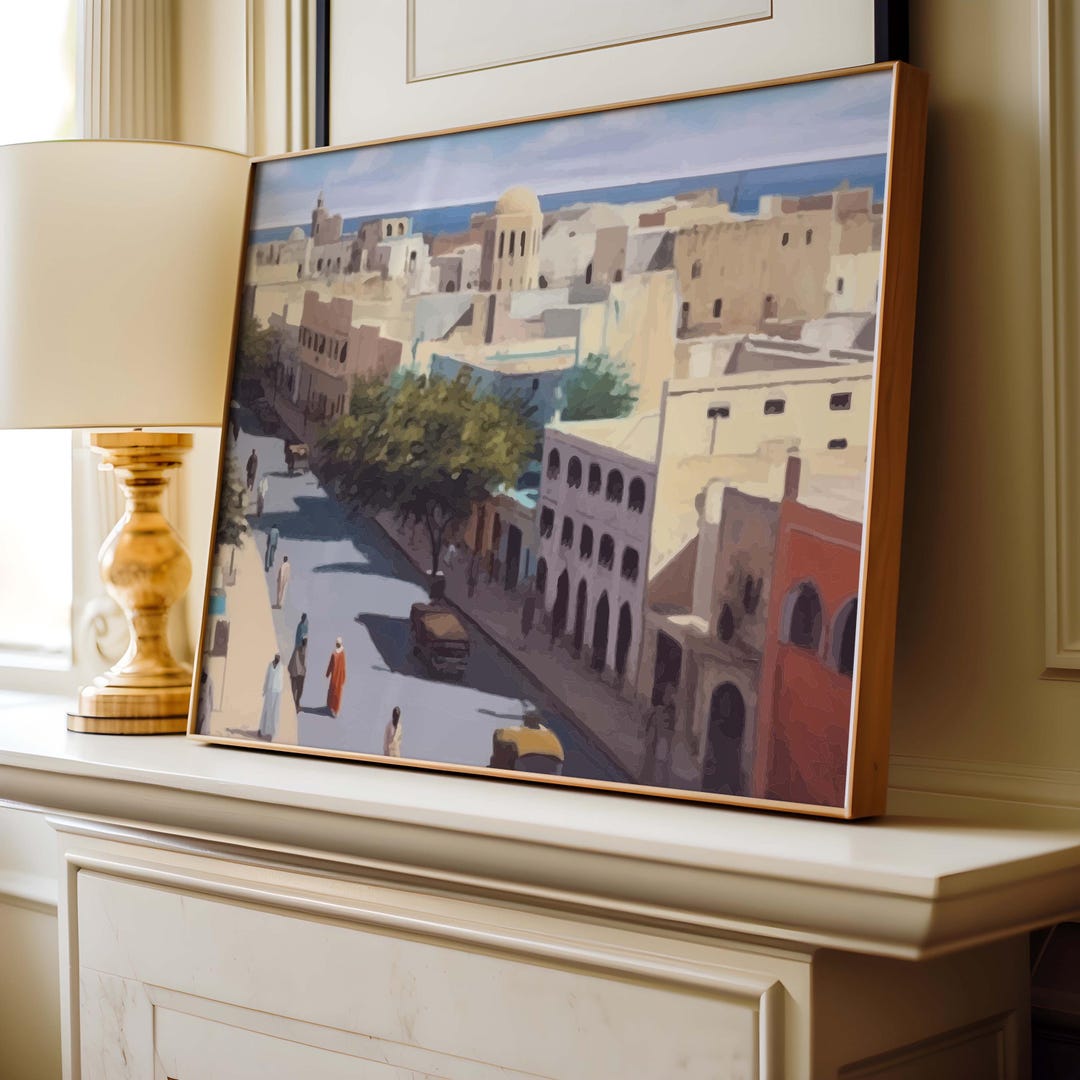 Somali Art, Somalia Travel Print, Mogadishu Wall Art, Somalia Poster ...