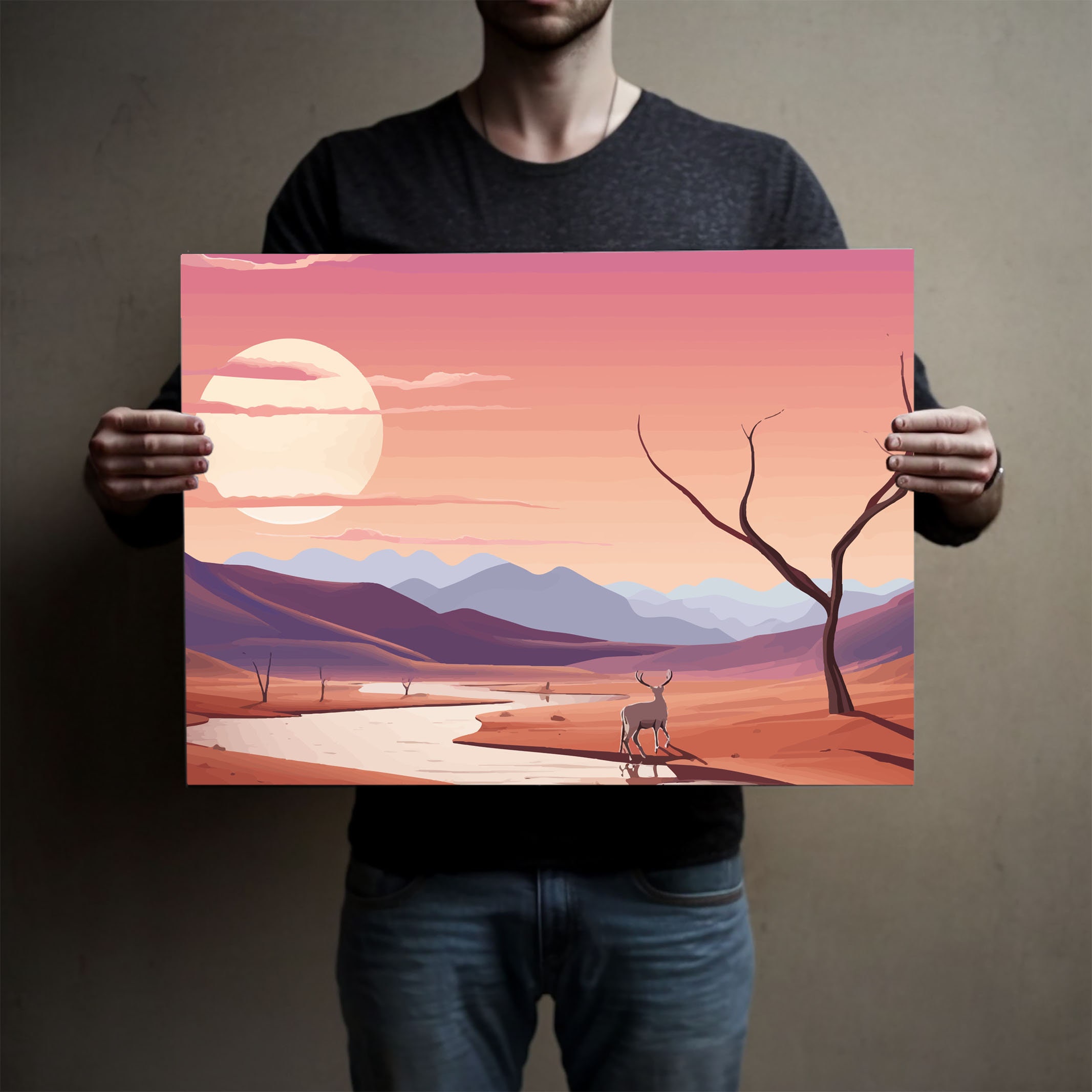 Namibia Print, Namibian Dunes Poster, Sossusvlei Desert Africa Wall Art ...