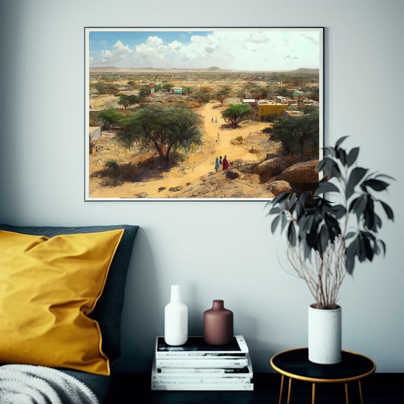 Somaliland Rural Somaliland Travel Print Somali Poster - Etsy