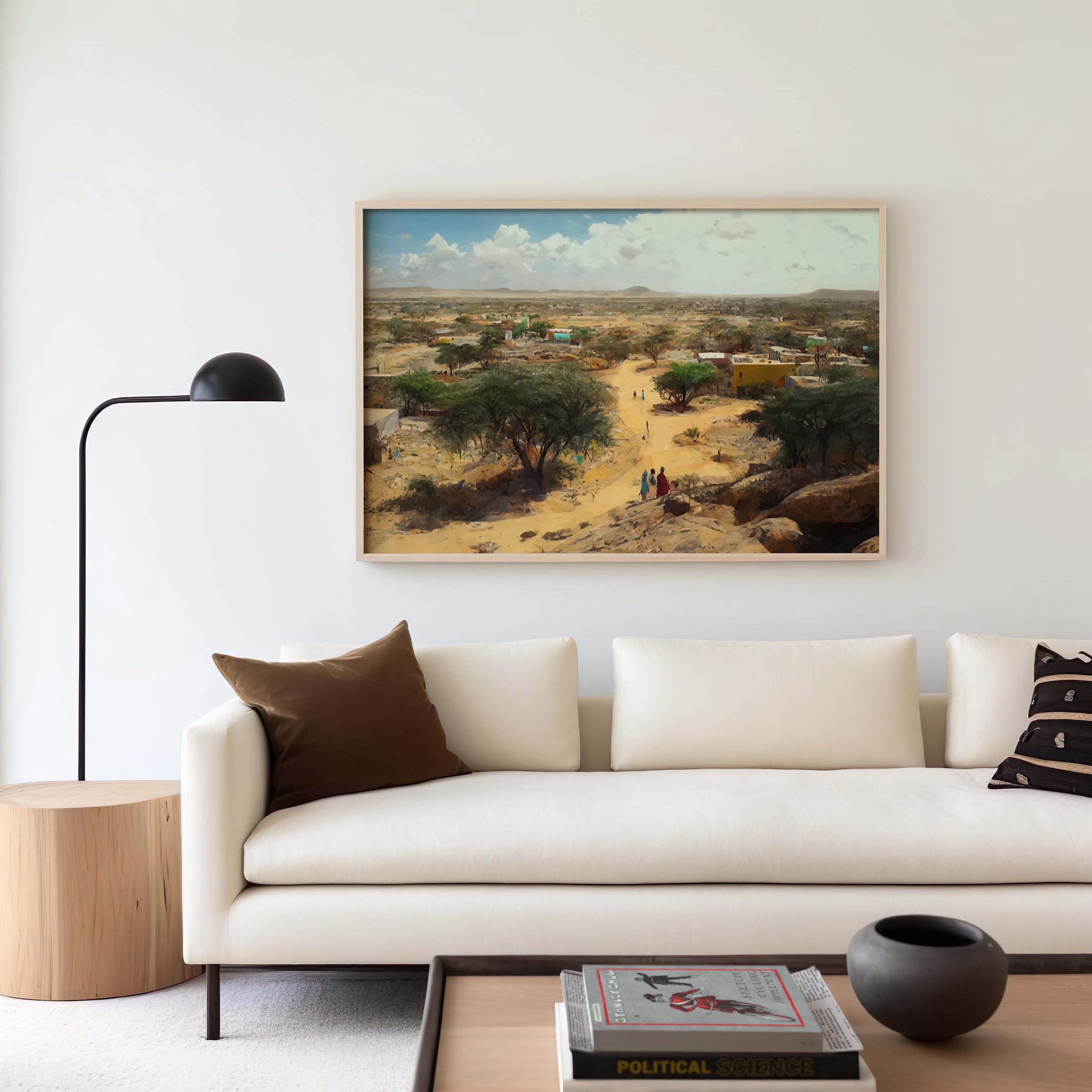 Somaliland, Rural Somaliland, Travel Print, Somali Poster, Home Decor ...