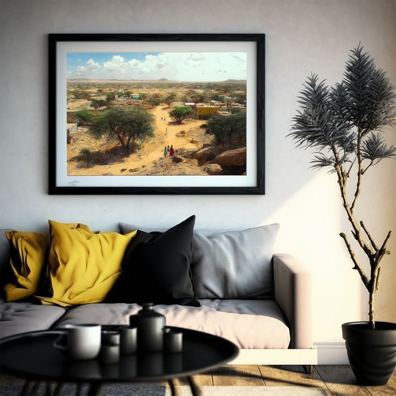 Somaliland Rural Somaliland Travel Print Somali Poster - Etsy