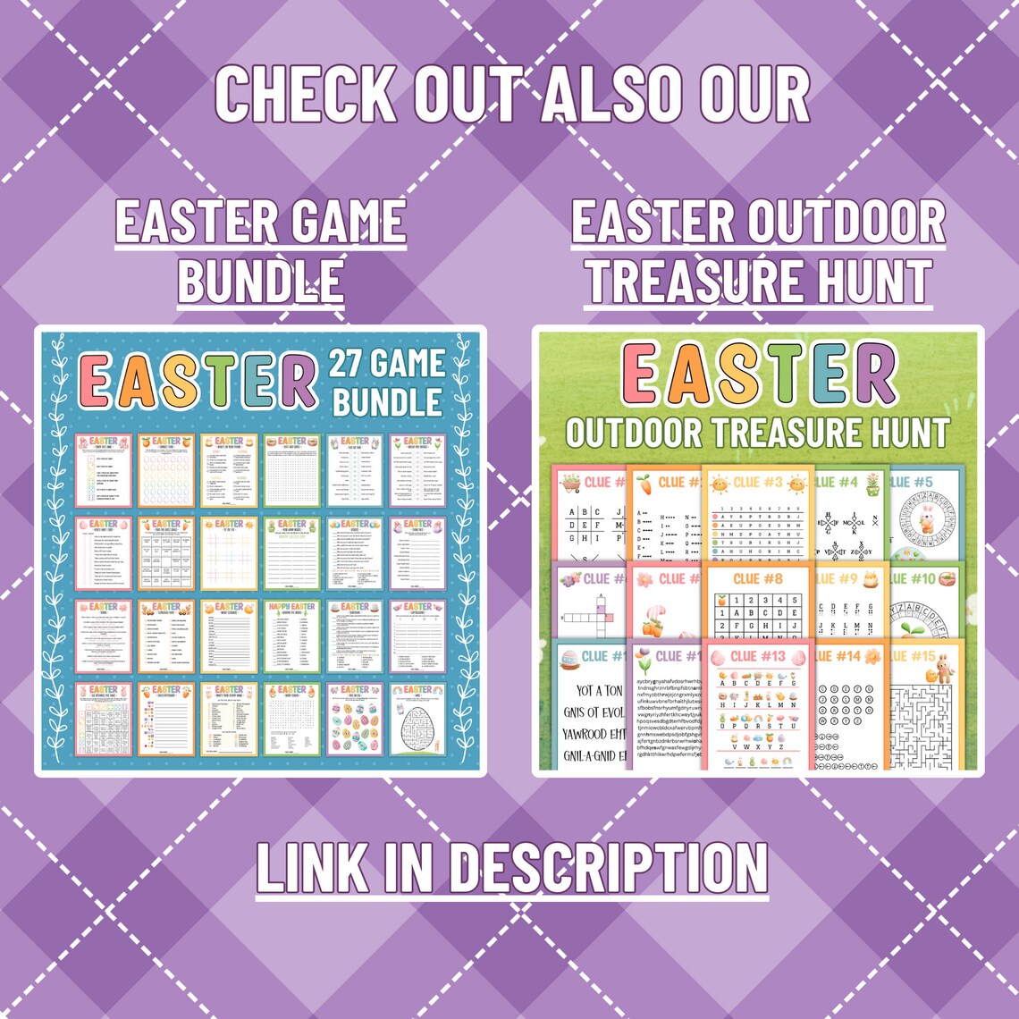 Easter Treasure Hunt, Easter Scavenger Hunt, Easter Activities for Older Kids, Printable Easter ...