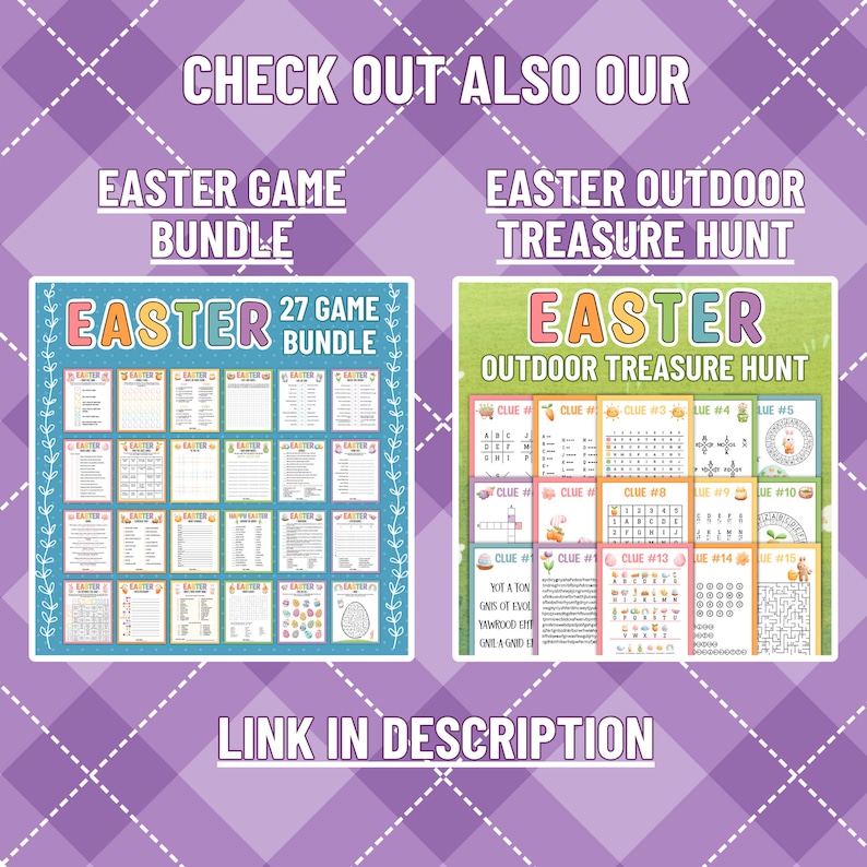 Easter Treasure Hunt, Easter Scavenger Hunt, Easter Activities for ...