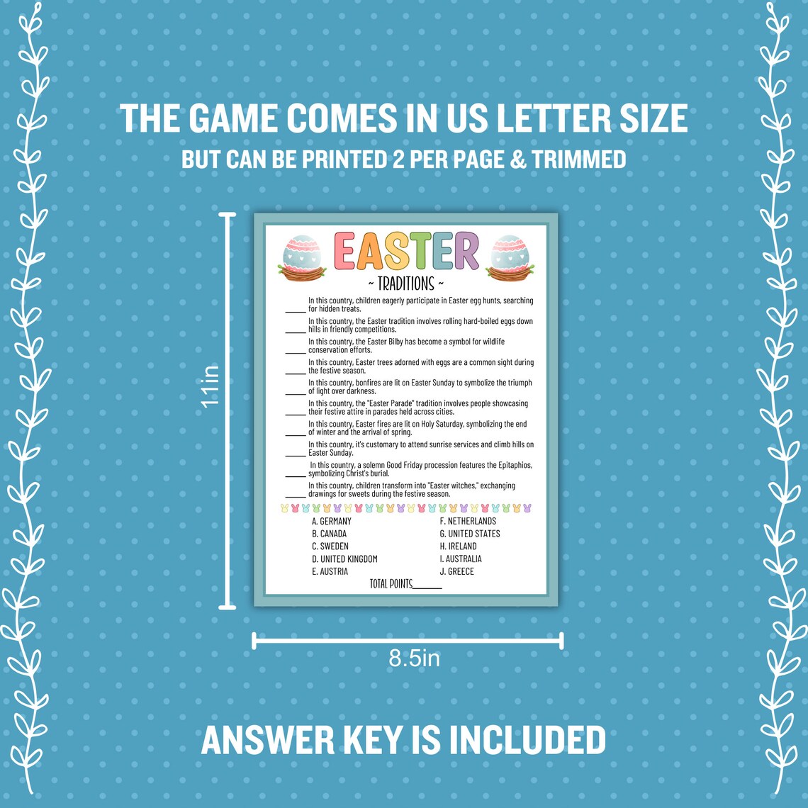 Easter Traditions, Easter Games, Easter Printable Games and Activities ...