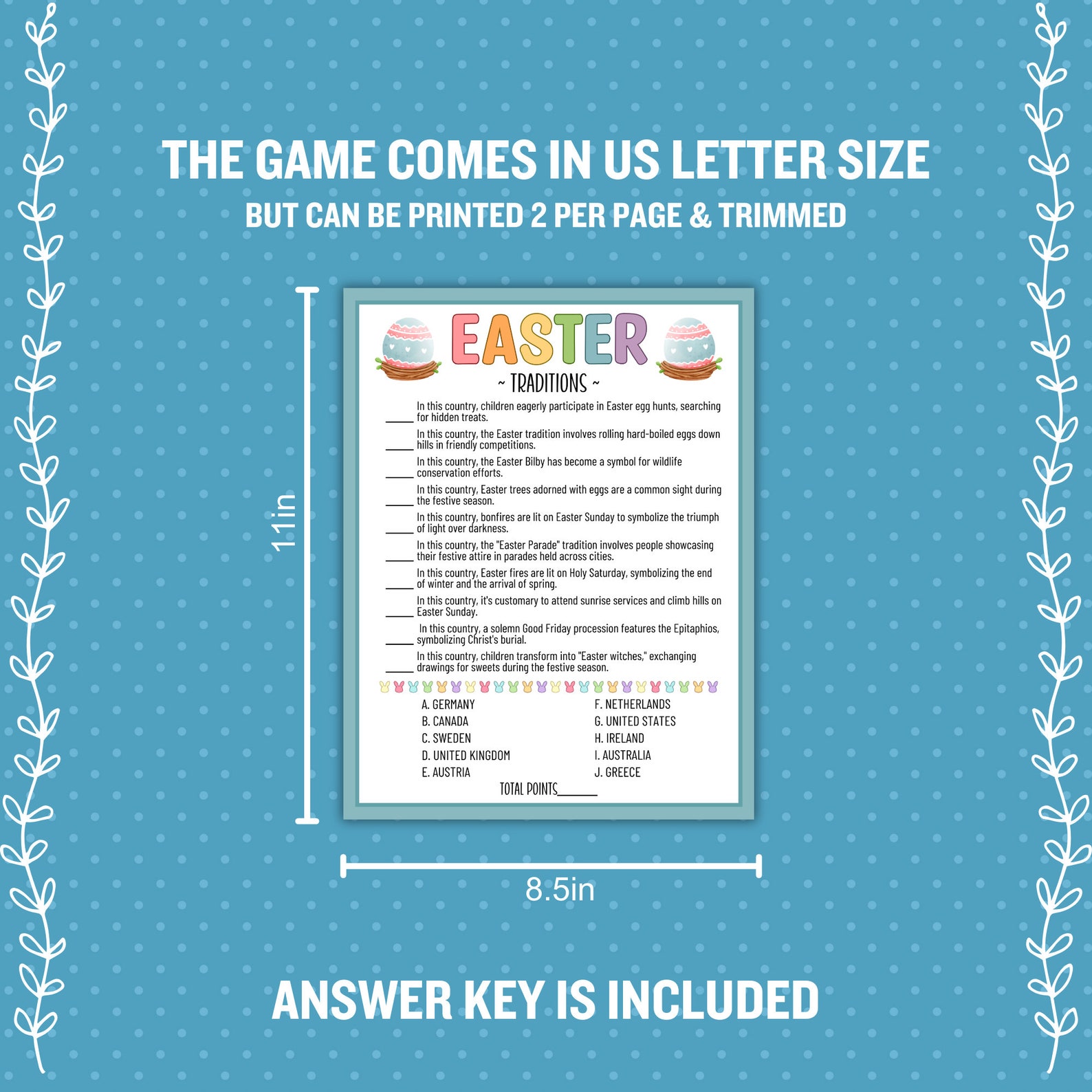 Easter Traditions, Easter Games, Easter Printable Games and Activities ...