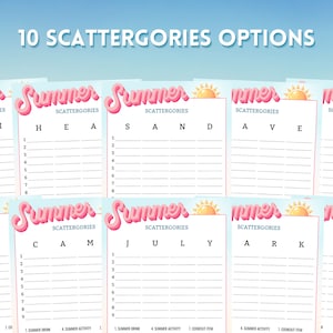 Printable Summer Games , Summer Games, Summer Games Bundle, Summer ...