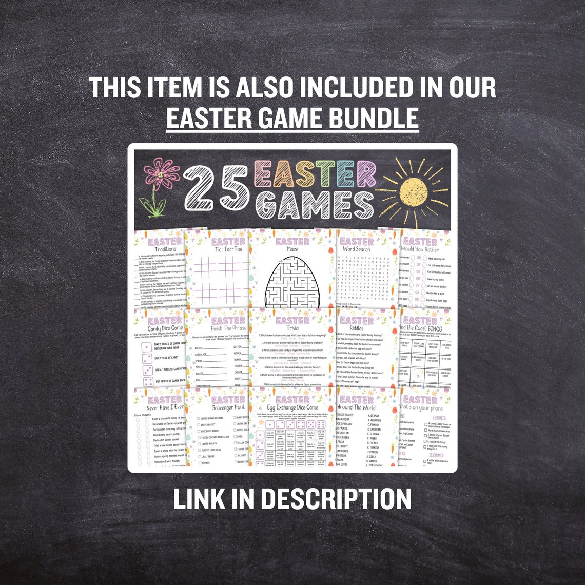 Easter Charades, Easter Pictionary, Easter Classroom Games, Easter ...