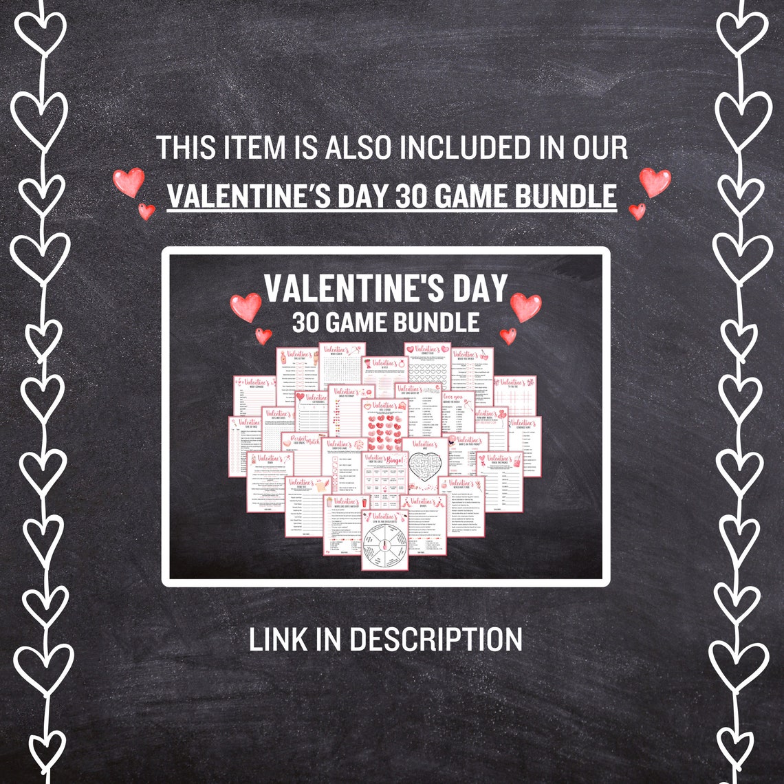 Perfect Match Food Pairs, Valentine's Day Games, Valentine's Printable ...