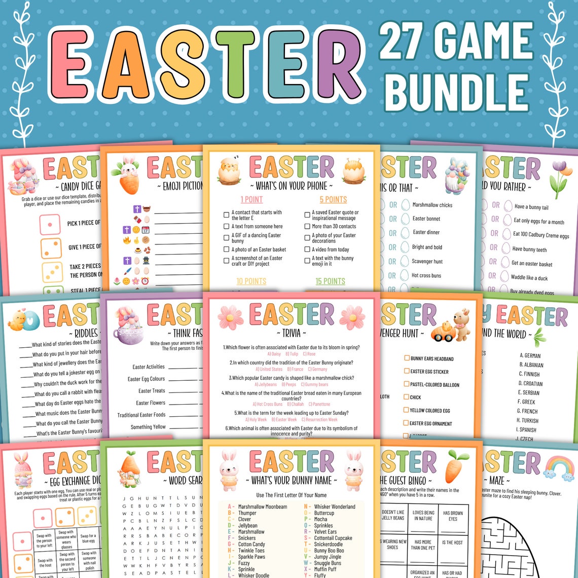 32 Easter Eggstravaganza: Fun and Festive Games for All Ages ...