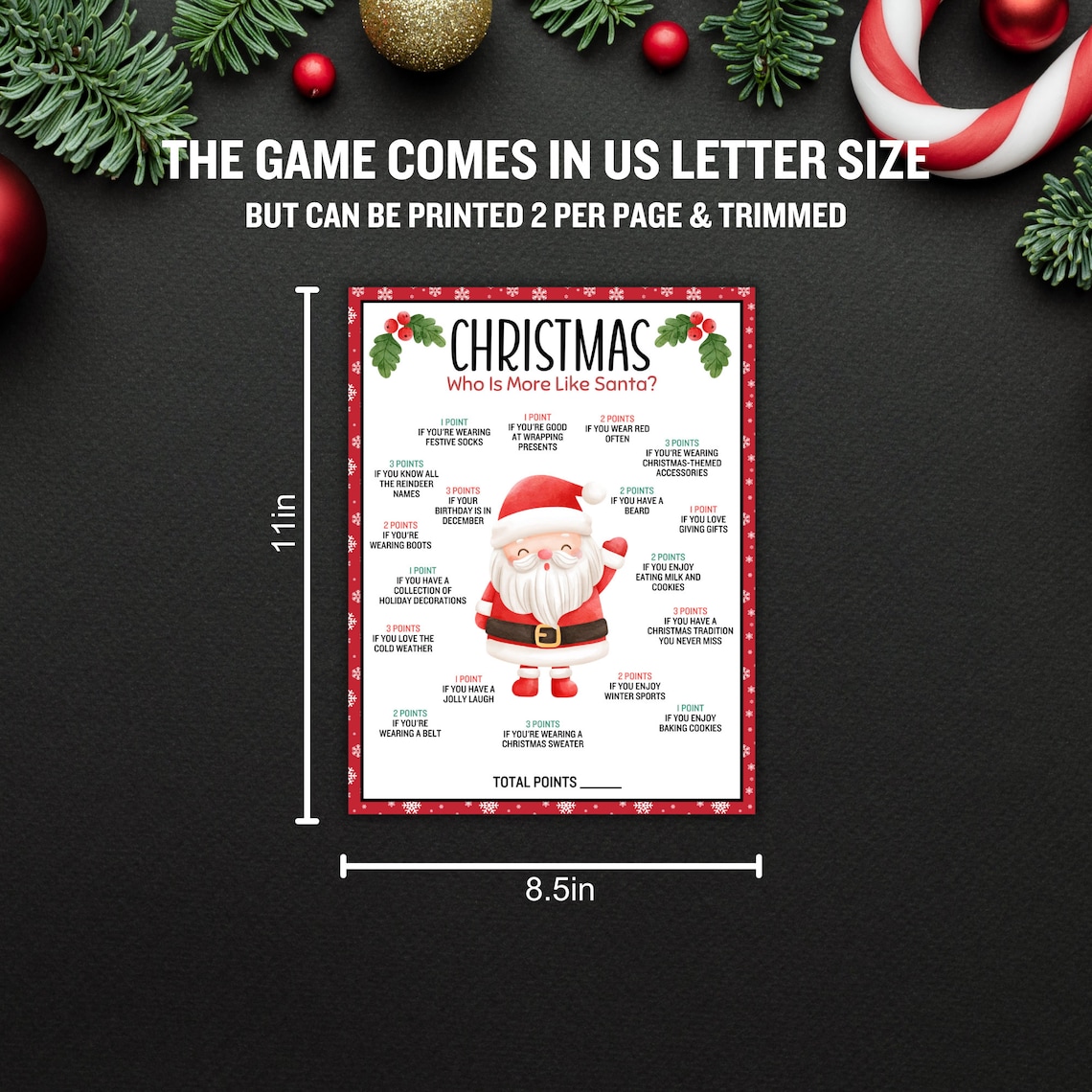 Who is More Like Santa , Christmas Games, Fun Christmas Games ...