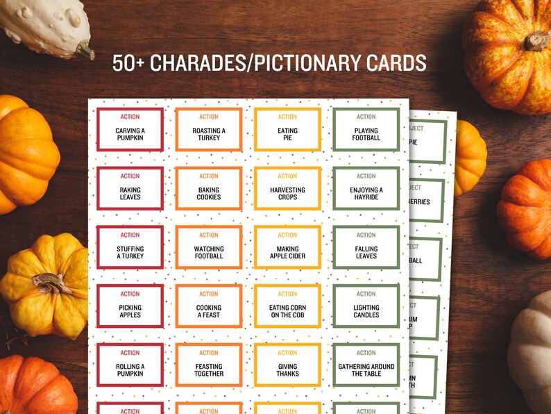 Thanksgiving Games, Thanksgiving Games Printable , Party Games and ...